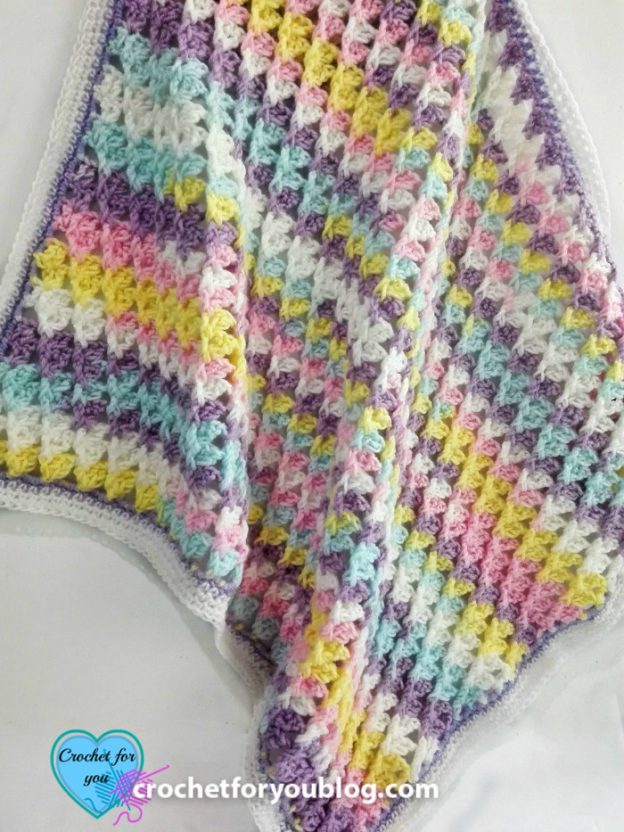 Peaks Baby Cover Free Crochet Pattern - Crochet 'n' Create