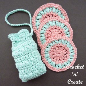 Crochet Spa Set - Free Crochet Pattern on Crochet 'n' Create