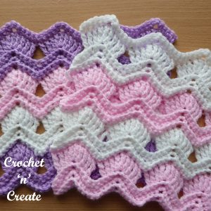 Long Shell Chevron Stitch - Free Crochet Tutorial on Crochet 'n' Create