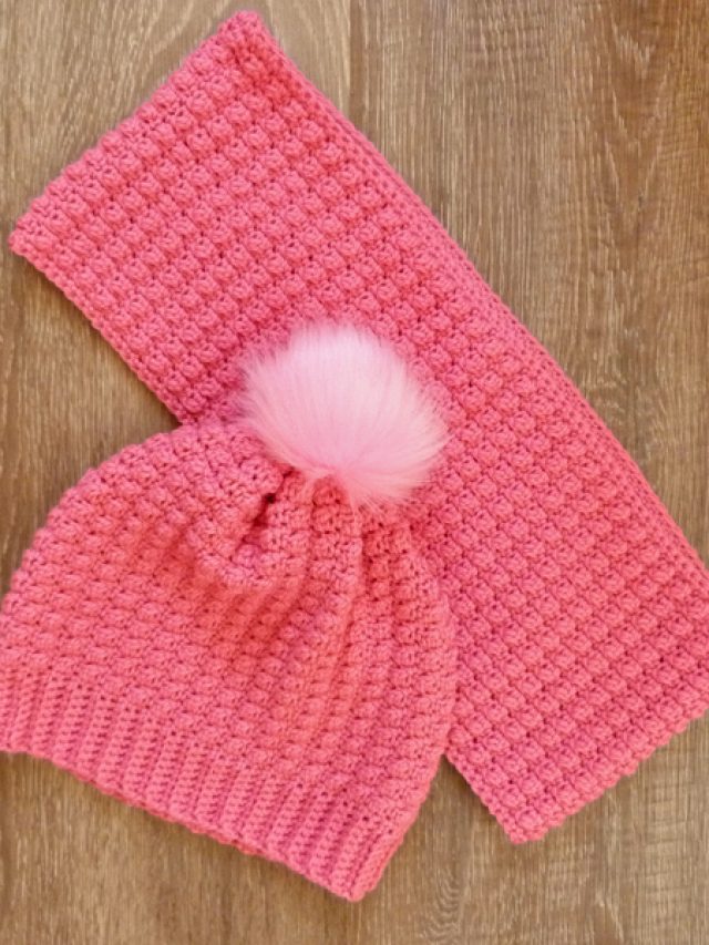 Crochet Berry Cowl and Hat Pattern - Crochet 'n' Create