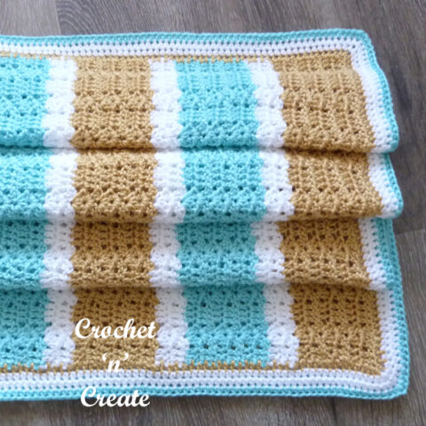 Biscuit Crochet Baby Blanket - Crochet 'n' Create