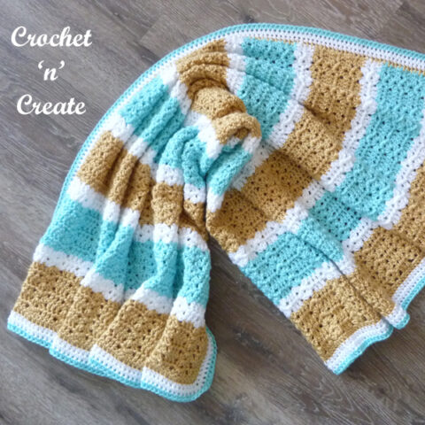 Biscuit Crochet Baby Blanket - Crochet 'n' Create