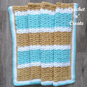 Biscuit Crochet Baby Blanket - Crochet 'n' Create