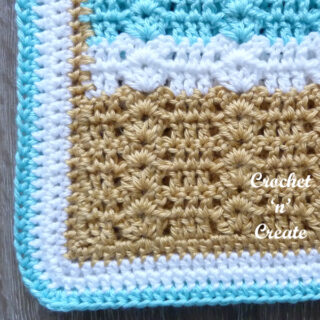 Biscuit Crochet Baby Blanket - Crochet 'n' Create