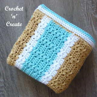 Biscuit Crochet Baby Blanket - Crochet 'n' Create