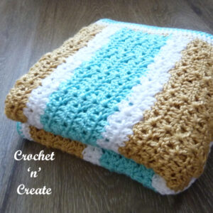 Biscuit Crochet Baby Blanket - Crochet 'n' Create