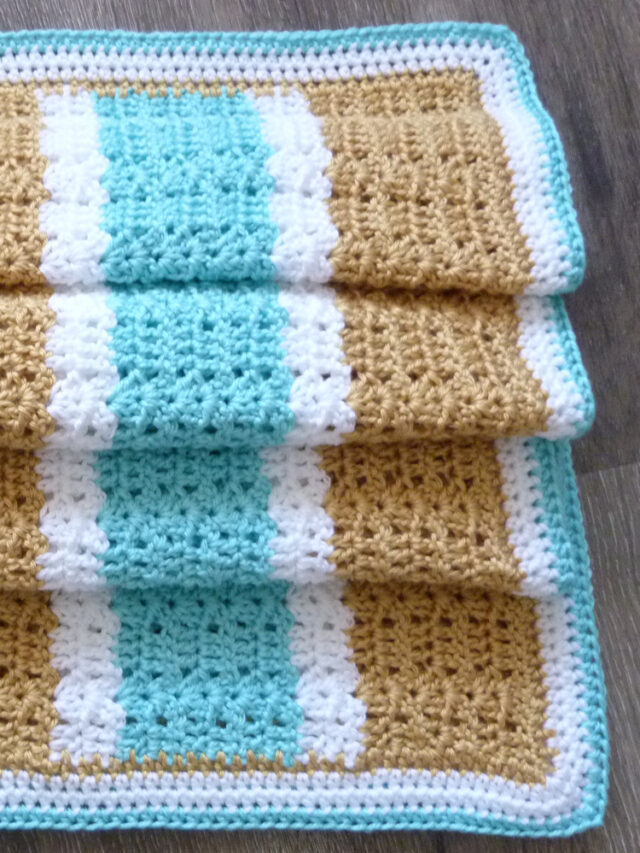 Biscuit Baby Blanket Crochet Pattern - Crochet 'n' Create