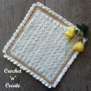 Hatch Square Crochet Doily Free Pattern on Crochet 'n' Create