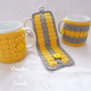 Coffee Break Mug Cover Free Crochet Pattern - Crochet 'n' Create