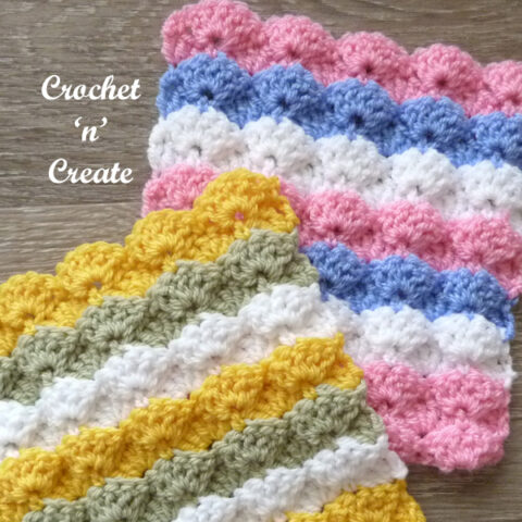 Mermaid Scales Crochet Stitch - Crochet 'n' Create