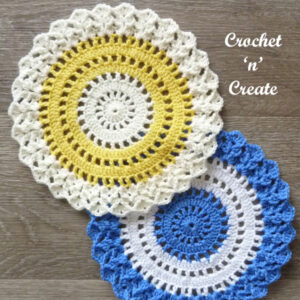 Crochet Peep Hole Doily - Crochet 'n' Create
