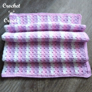 Crochet Starlight Baby Blanket Free Pattern on Crochet 'n' Create