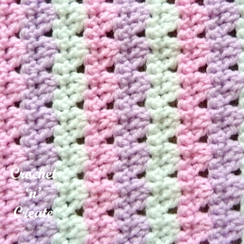 Crochet Starlight Baby Blanket Free Pattern on Crochet 'n' Create