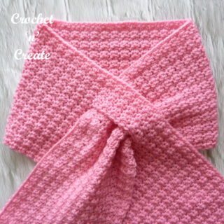 Crochet Keyhole Scarf Pattern Free Pattern on Crochet 'n' Create