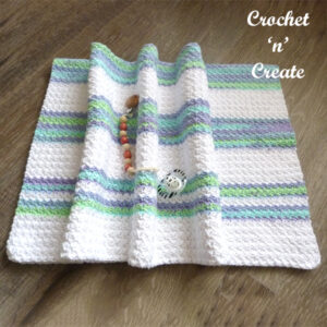 Spring Cotton Baby Blanket - Crochet 'n' Create