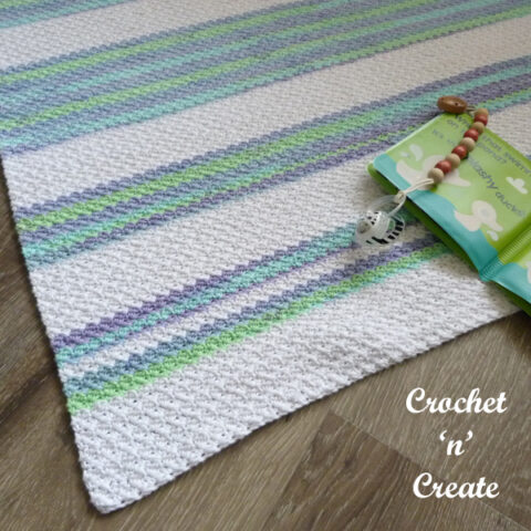 Spring Cotton Baby Blanket - Crochet 'n' Create
