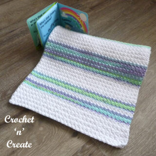Spring Cotton Baby Blanket - Crochet 'n' Create