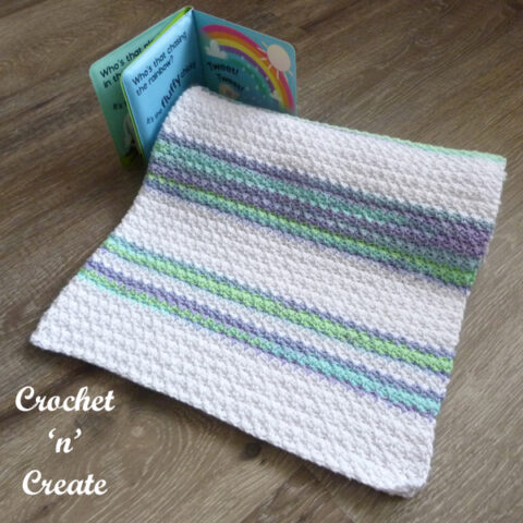 Spring Cotton Baby Blanket - Crochet 'n' Create
