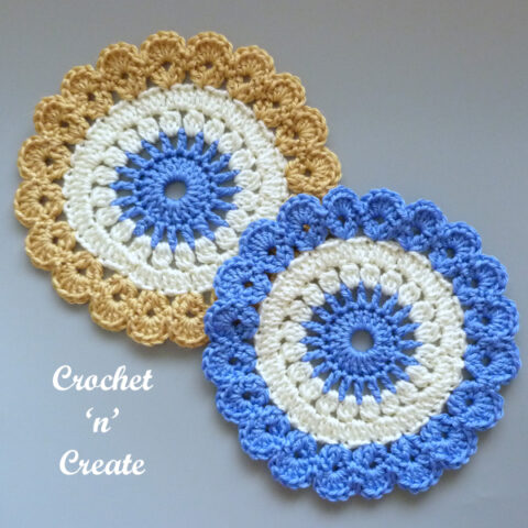 Easy Beginners Crochet Doily Free Crochet Pattern on Crochet 'n' Create