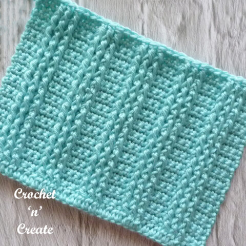 Easy Crochet Cable Stitch Free Tutorial on Crochet 'n' Create