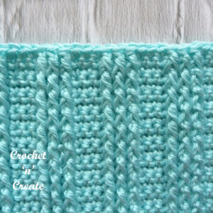 Easy Crochet Cable Stitch Free Tutorial on Crochet 'n' Create