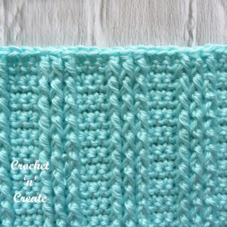 Easy Crochet Cable Stitch Free Tutorial on Crochet 'n' Create