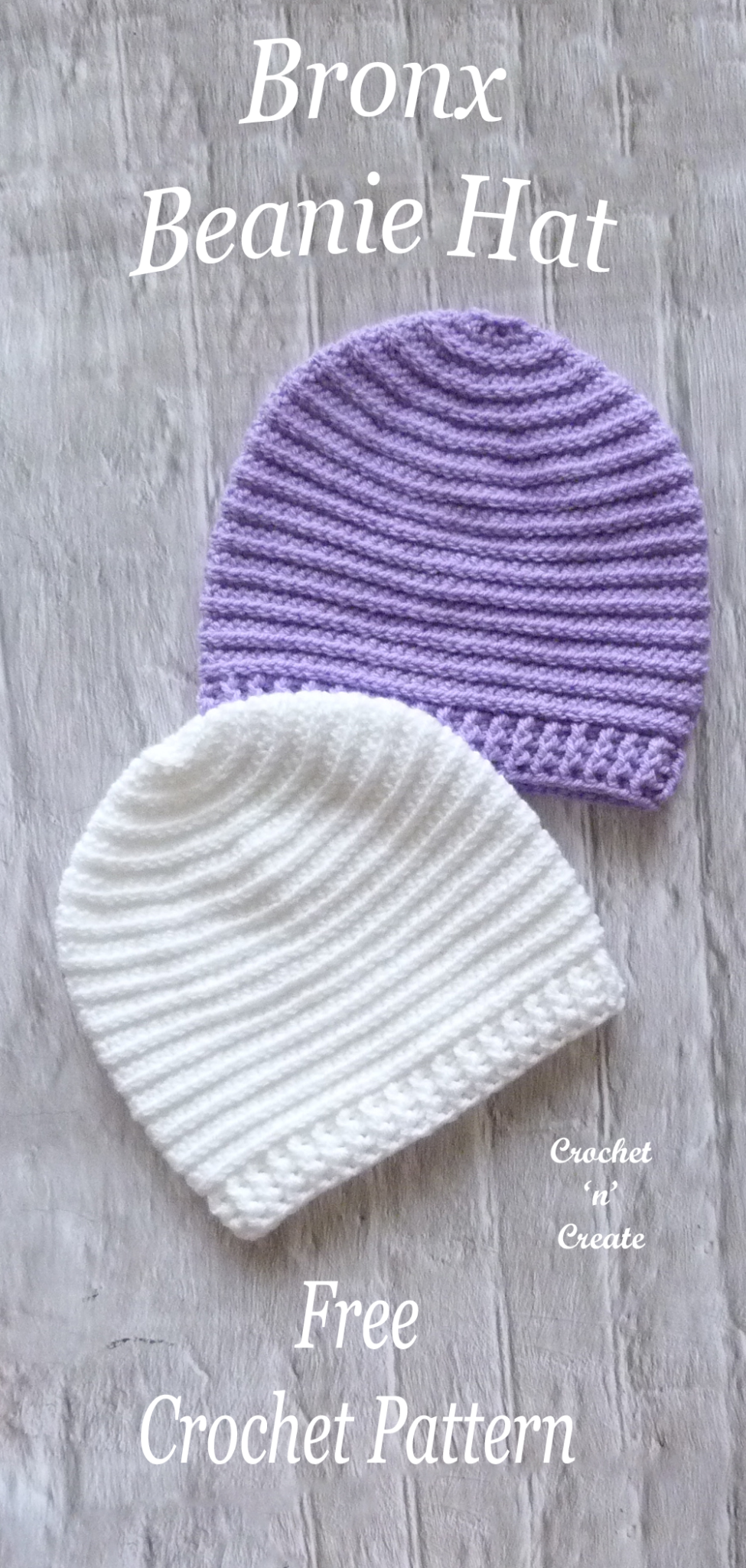 Crochet Bronx Beanie Hat - Crochet 'n' Create