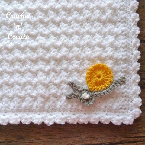 Speedy Snail Baby Blanket Free Pattern on Crochet 'n' Create