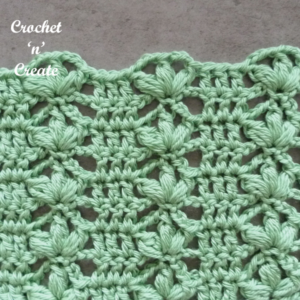 Crochet Lotus Stitch Tutorial Free Instructions on Crochet 'n' Create