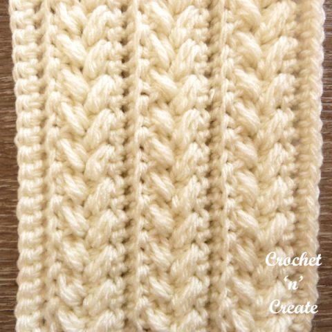 Crochet Wheat Stitch Tutorial Free Pattern on Crochet 'n' Create