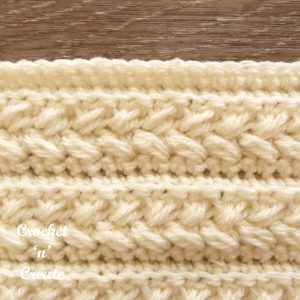 Crochet Wheat Stitch Tutorial Free Pattern on Crochet 'n' Create