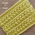 Crochet Wheat Stitch Tutorial Free Pattern on Crochet 'n' Create